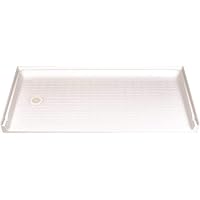 Mustee 360L CareGiver 360 Barrier-Free Shower Floor, Left-Hand, White ...