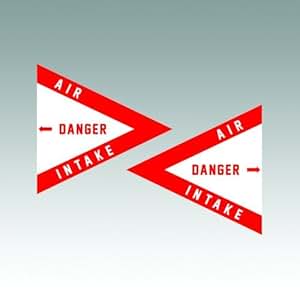 Amazon.com: RDW Pair Air Intake Danger Sticker - Die Cut - Decal ...