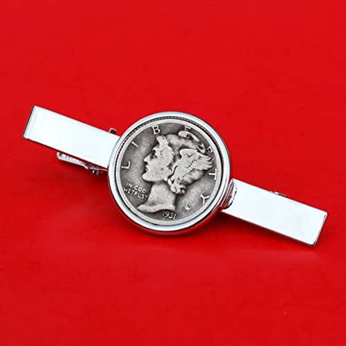 Amazon.com: US 1931 Mercury Dime 90% Silver 10 Cent Coin Silver Plated ...