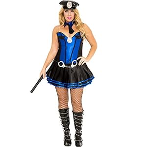 Plus Size Police Woman Costumes (Cop) for Sale - Funtober Halloween