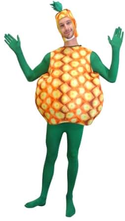 Amazon.com: Adult Deluxe Pineapple Costume: Clothing