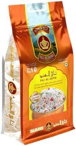 سعر Taj-Al-Hind Indian Crown Basmati Rice 10 kg فى السعودية | بواسطة ...