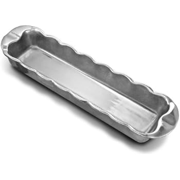 Amazon.com | Wilton Armetale Eddy Cracker Tray, Rectangular, 3-1/2-Inch ...