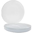 Amazon.com | Vikko Salad Plate, Set of 6 Glass Plates, Dinner Plate ...