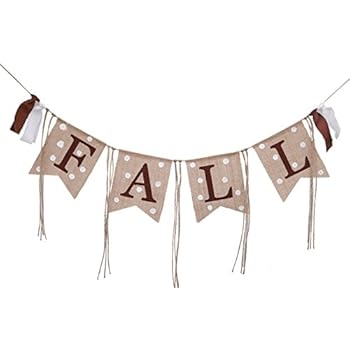 Amazon.com: Apples Banner Burlap - Back To School Banner - Fall Banner ...