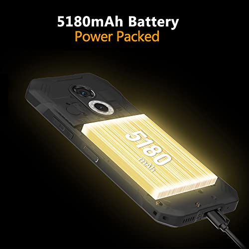 DOOGEE S51 Rugged Smartphone Unlocked, Android 12 4GB+64GB Waterproof ...