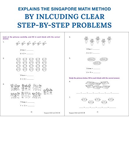 Singapore Math Grade 3 Workbook, 3rd Grade Multiplication, Division ...