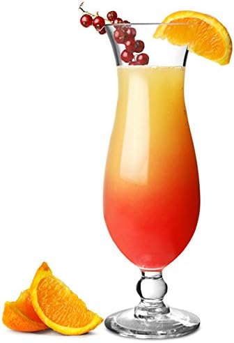 bar@drinkstuff Polycarbonate Hurricane Cocktail Glasses 13.7oz / 390ml ...