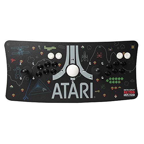 Atari Arcade Fightstick USB Dual Joystick 2 Player Game Controller for ...