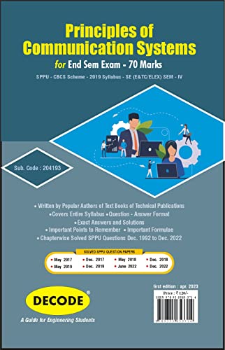 Principles of Communication Systems for SPPU 19 Course (SE - IV - Elex ...