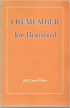 I Remember : Brainard, Joe: Amazon.de: Bücher
