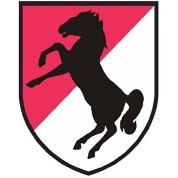 Amazon.com: 11th armored cavalry regiment blackhorse vinyl decals ...