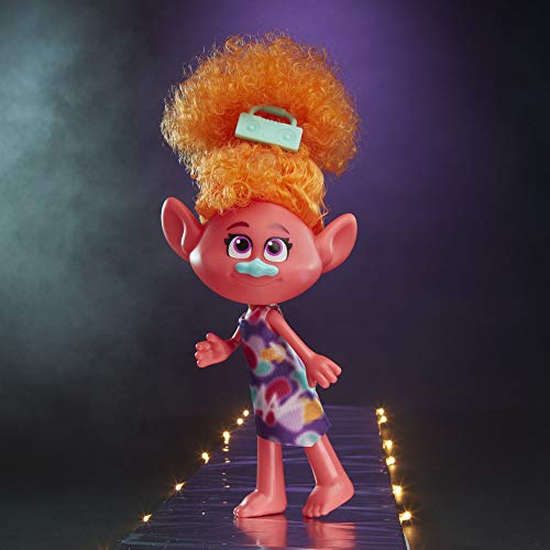 Trolls DreamWorks Stylin' DJ Suki Fashion Doll with Removable Dress and ...