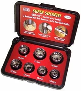 Grip-Tite 00103 7-Piece Metric Super Socket Set - Drive Sockets ...