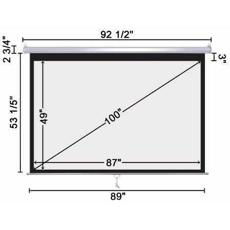 Projector Screen Size Calculator