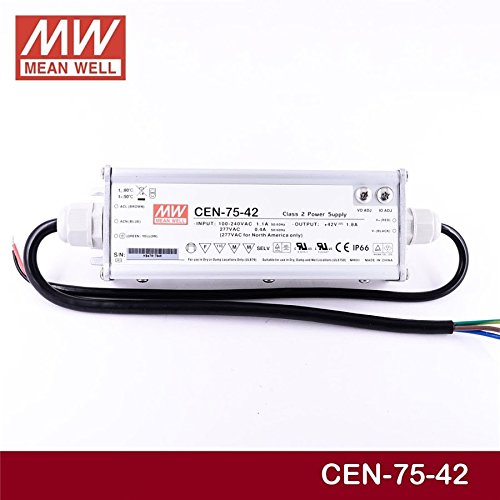 LED Driver 75.6W 42V 1.8A CEN-75-42 Meanwell AC-DC Switching PS CEN-75 ...