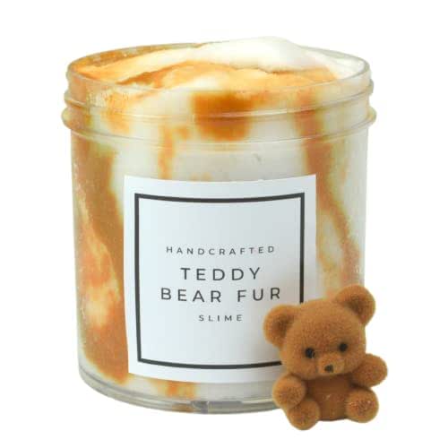 Amazon.com: Teddy Bear Fur Slime (SCENTED) | Handmade Slime ...