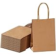 Amazon.com: SUNCOLOR 50 Pieces 6" Mini Goodie Bags Small Gift Bags with ...