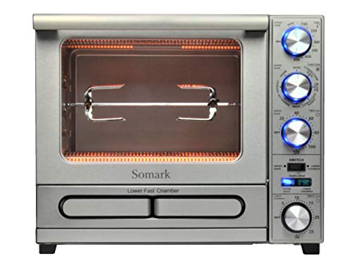 Somark Convection Rotisseries Oven with Multifunction Fast Pizza Cooking Chamber Large Size ...
