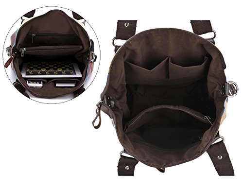 Coofit® Multicolor Borsa Tela Delle Signore Borsetta Messenger Bag ...