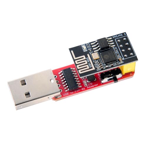 Stemedu USB to ESP8266 ESP-01S ESP-01 Wireless WiFi Transceiver & Programmer CH340G Serial ...