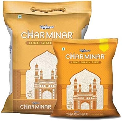 سعر Kohinoor Charminar Long Grain Rice, 5 Kg + 1 Kg - Combo Pack فى ...