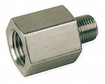 Parker Hannifin 4-4 RA-SS Stainless Steel Adapter Pipe Fitting, 1/4 ...