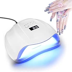 Amazon.com : Nail Dryer Machine, 54W UVLED Nail Lamp Dryer Machine for ...