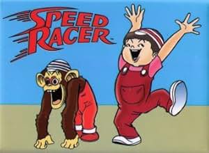 Amazon.com: Speed Racer Monkey & Boy Magnet: Refrigerator Magnets ...