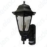 ASD Coach Lantern PIR Polycarbonate 100W BC Black PIR: Amazon.co.uk ...