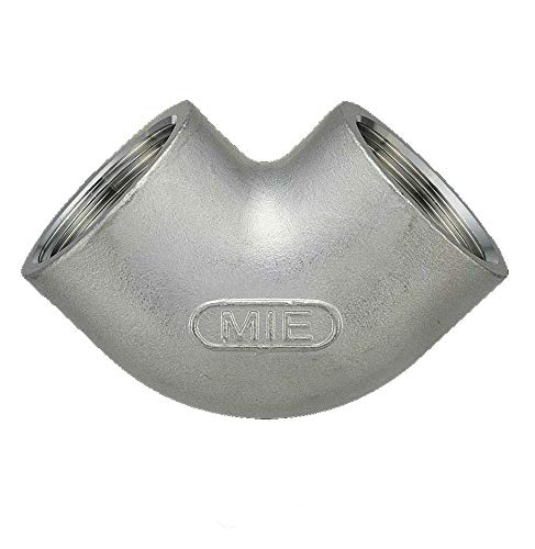 Amazon.co.jp： MIEテクノ ステンレス製 ねじ込式継手 90°エルボ SUS304 6A [1/8B] 90E: 産業・研究開発用品