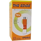 Amazon.com: Lactate Test Kit by THE EDGE - Lactic Acid Meter Bundle ...