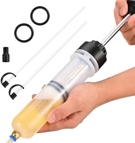 Automotive Fluid Extractor Pump 200cc Oil Extractor Transfer Syringe ...