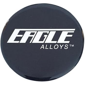 Amazon.com: Eagle Alloys Wheels Black Sticker Decal 71MM: Automotive
