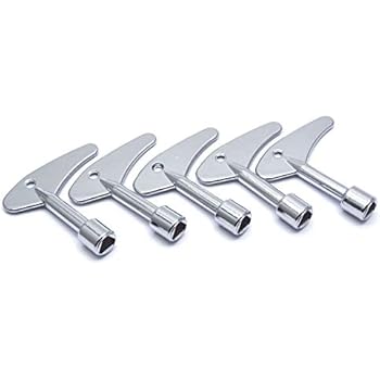 uxcell Elevator Emergency Lift Door Release Triangle Lock Keys 9mm Hole ...