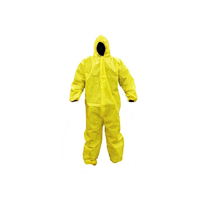 Buy Malt Industries PC55428 ProChem Hooded Coverall, Elastic Wrists ...
