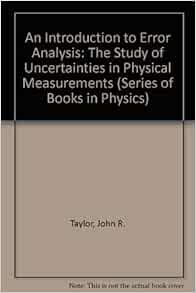 Amazon.com: An Introduction to Error Analysis: The Study of ...