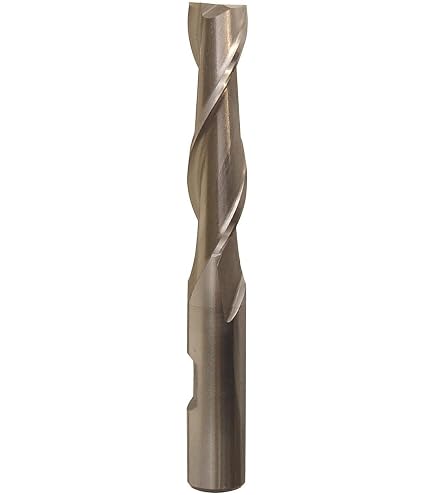 3 Pcs M42 Cobalt End Mills, Nose, Bright (Uncoated) Finish, 1" Mill