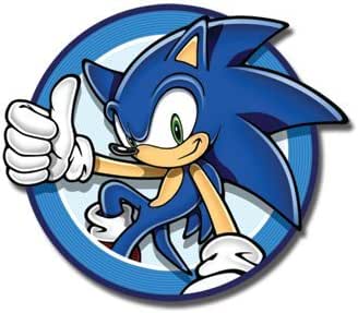 Amazon.com: Sonic The Hedgehog: Sonic Círculo Anime parche: Home & Kitchen