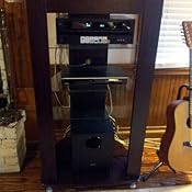 Amazon.com: 4D Concepts Audio Entertainment Stand, Cherry: Kitchen & Dining