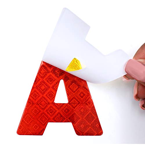 ArtSkills 2.5" Poster Letters and Numbers, A-Z and 0-9, Assorted, Holographic Colors, 228-Count ...