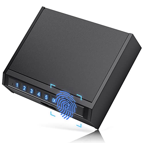 Vabiooth Gun Safe - Biometric Gun Safe for Pistols, Quick-Access Pistol ...