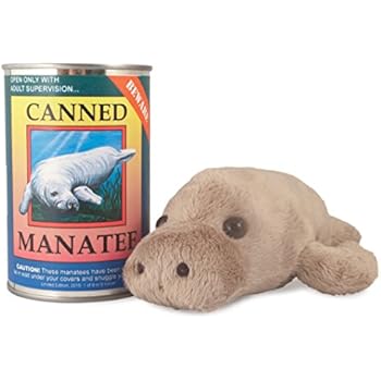 Amazon.com: Wild Republic Manatee Plush, Stuffed Animal, Plush Toy ...