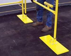DBI-SALA 7900000 Portable Guard Rail Series 6 ft. Guard Rail Section ...