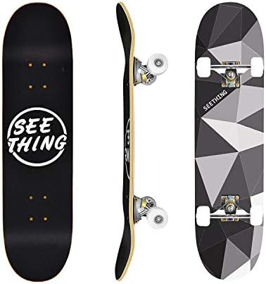 seething 31" Standard Skateboards for Beginners, 7 Layer Canadian Maple ...