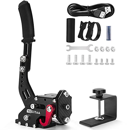 64 Bit USB Handbrake, Upgraded PC Sim Racing Games Handbrake for ...