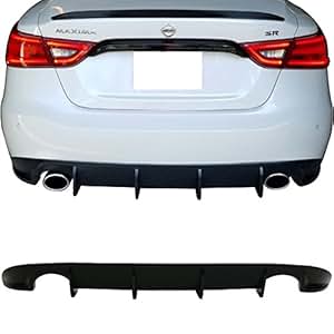 Amazon.com: Rear Diffuser Fits 2016-2017 Nissan Maxima | Unpainted ...