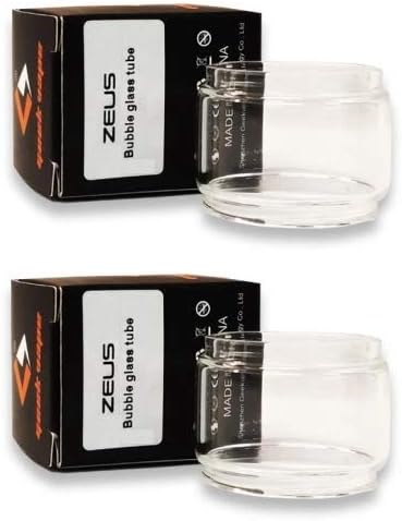 (2-Pack) Compatible Zeus/Zeus X/Zeus Dual RTA Glass (Clear) – BigaMart