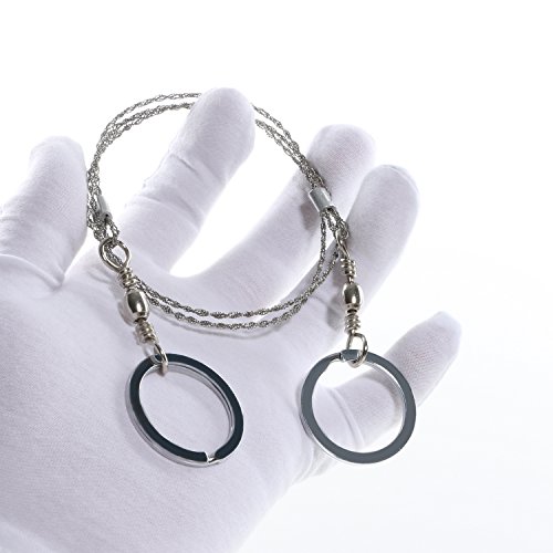 Survival Wire Saws Hand Pocket Steel Chain Wire Saw Camping Saw Ideal ...