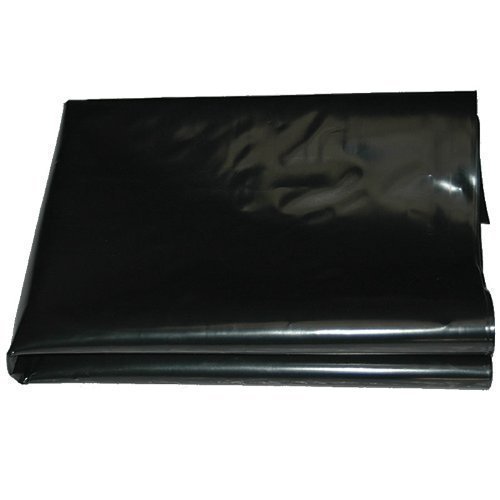 QVS Shop 2M X 12M Extra Thick Black Heavy Duty Polythene Sheeting 250Mu ...